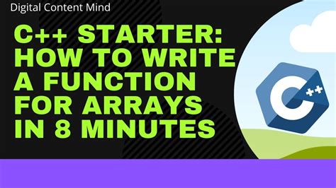 How To Write An Array Function In C In 8 Minutes Youtube