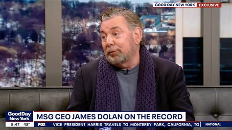 James Dolans Fiery Tv Chat Appears To Help Doom His Own Msg Suit
