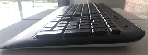 No Mouse Logitech K540 Logi Black White Keyboard