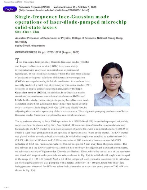 Pdf Single Frequency Ince Gaussian Mode Dokumen Tips