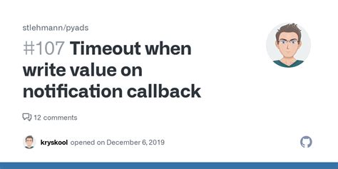 timeout when write value on notification callback · issue 107