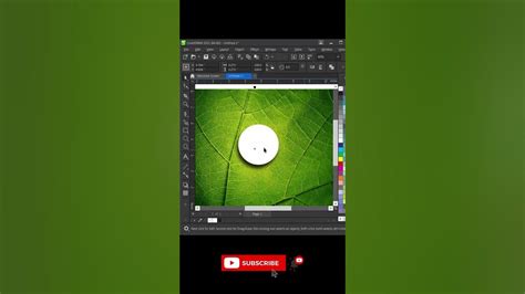 How To Make Water Drop In Coreldraw Shorts Coreldraw Youtubeshorts Youtube