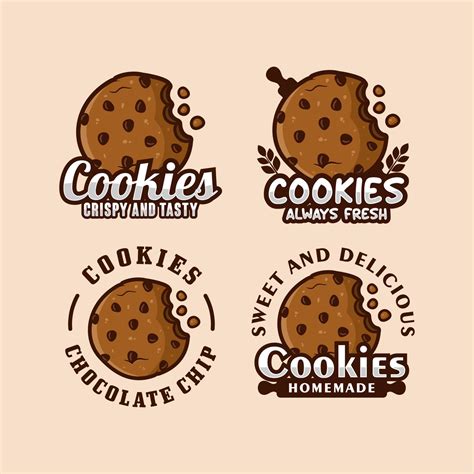 Colección De Logotipos De Diseño De Vectores De Cookies 5513794 Vector