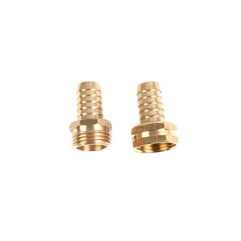 Brass Hose Coupling Pair 12 Female 34 Male 2pk Tesco Building