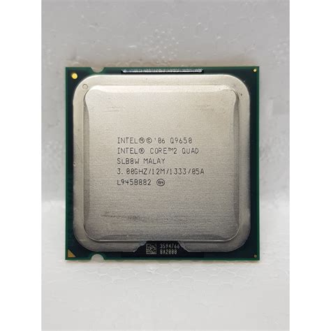Cpu Intel Q9650 Q9550 Q9400 Q9300 Q8400 Q8300 Q8200 Q6600 Shopee Thailand