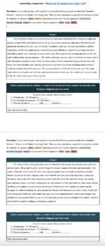 Describing Arguments Teaching Resources | TPT