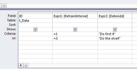 Sql Using IF THEN In Access 2010 Query Stack Overflow