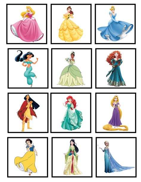 Memory Print 2 Princess Activities Disney Memories Disney