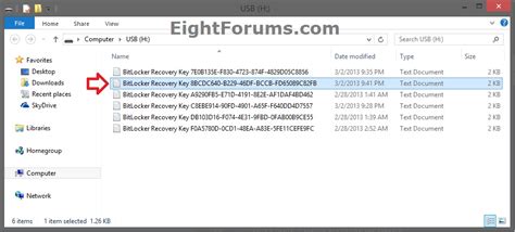 What Identifier Is Meant In The Bitlocker Recovery Key Document Super User