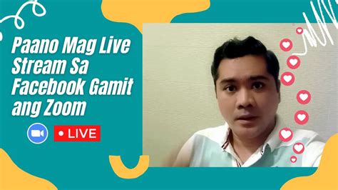 Paano Mag LIVE Stream sa Facebook Gamit ang Zoom - YouTube