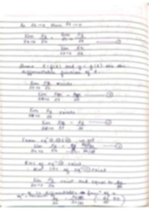 solution differentiation theorem 3 derivatives of parametric function