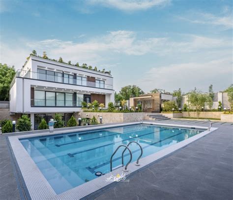 ویلای آقای اصغری شهریار ویلا 1000 انیمیشن طراحی ویلا