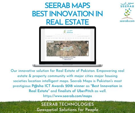 Farhat Bashir On Linkedin Seerab Maps Best Innovation In Real Estate Seerab Technologies