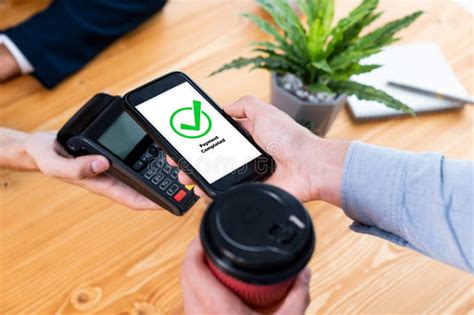 Modern Shopping Lifestyle With Smartphone Application Entity Stock