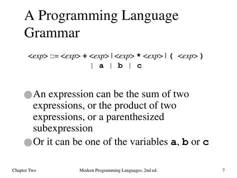 PPT Defining Program Syntax PowerPoint Presentation Free Download ID