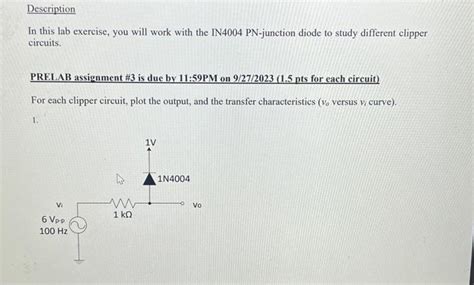 Solved Description In This Lab Exercise You Will Work With Chegg