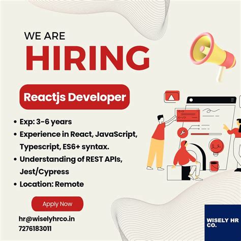 Wisely Hr Co On Linkedin Reactjs Reactjsdeveloper Developerjobs