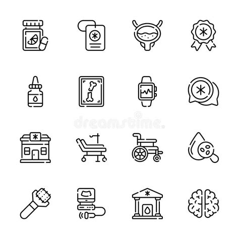 Modern Set Of Medical And Lab Testing Line Icons Stock Illustration Illustration Of Chat