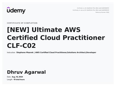 Completed Aws Certified Cloud Practitioner Course Dhruv Agarwal Posted On The Topic Linkedin