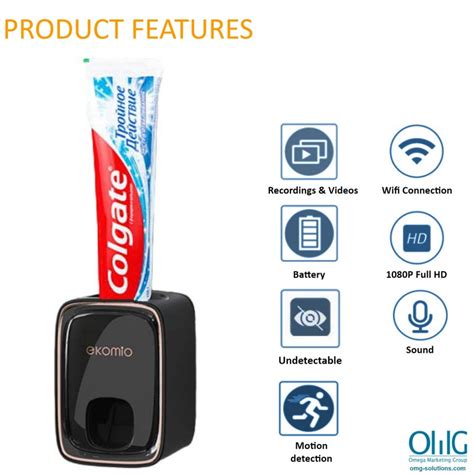 Spy463 Omg Hidden Spy Camera Toothbrush Holder Omg Solutions
