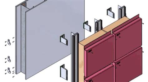 Cladding System Small And Large Format Hook On Interlocking