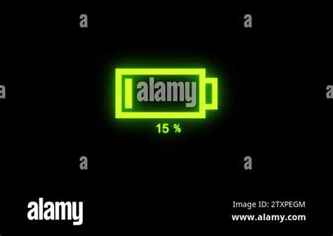 Animated Digital Battery Loading Animation Of A Digital Smartphone Or