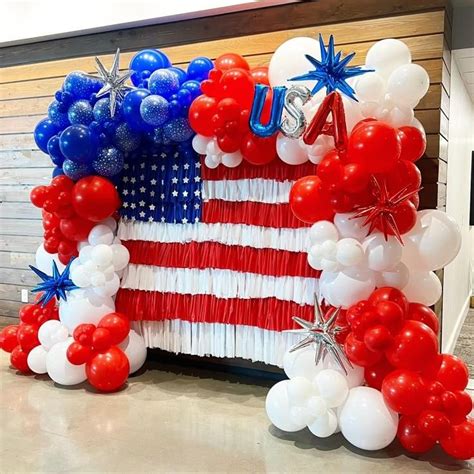 Usa Themed Party Decorations 4 Th Of July Themed Party Red Blue