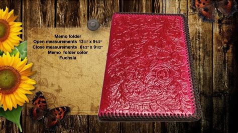 Floral Patterns Memo Pad Folder Etsy