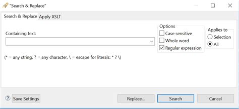 Search And Replace With Regular Expressions