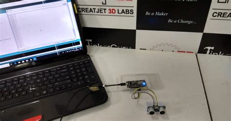 Distance Measurement Using Hc Sr04 Via Nodemcu By Creatjet3d Labs
