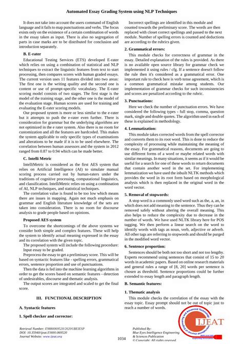 PDF Automated Essay Grading System Using NLP Techniques DOKUMEN TIPS