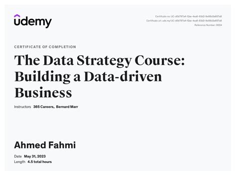 Excited To Announce The Completion Of The Data Strategy Course 🎓 By