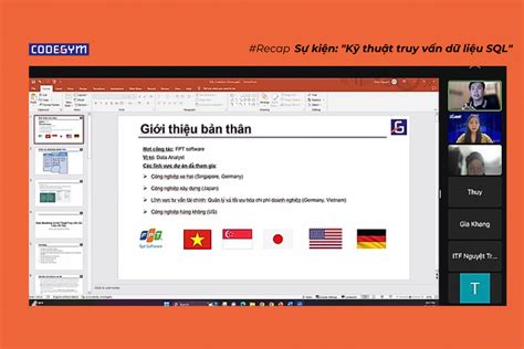 Recap Sự Kiện Kỹ Thuật Truy Vấn Dữ Liệu Sql Codegym Online