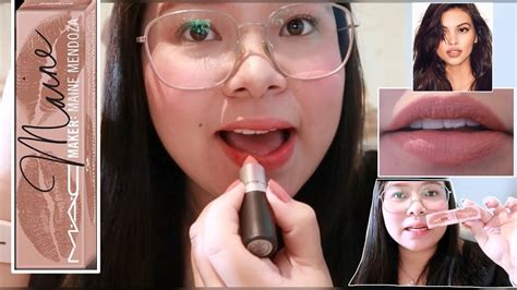New Maine Mendoza Mac Lipstick Swatch Weartest Naubusan Ng Mac