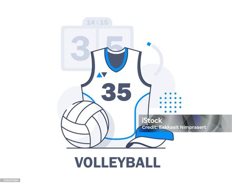 모자와 배구공으로 구성된 배구 세트 0명에 대한 스톡 벡터 아트 및 기타 이미지 0명 Championship 경쟁 Istock