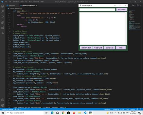 Simple Checklist With Python Design Learn Digital Tech