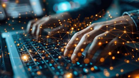 Data Science Ai And Cloud Data Concept Computer Programmer Stock Image Image Of Network