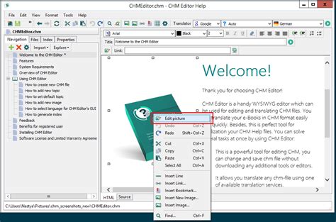 How To Edit Images In A Help File Chm Editor