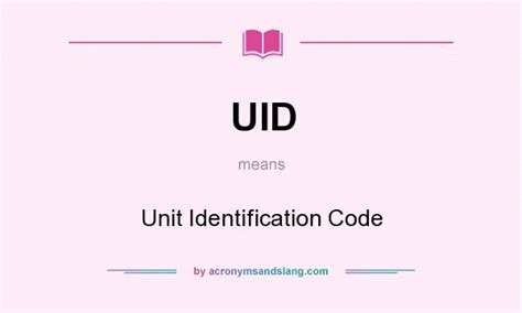 Where Do I Find My Unit Identification Code Othmetha