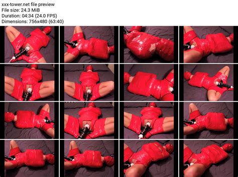 Forced Vibrator Orgasm Tape Mummification XXX Tower