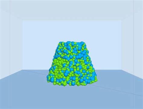 discrete element simulation of slump experiment download scientific