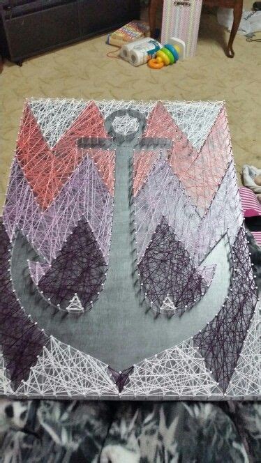 Anchor String Art Anchor String Art String Art Sign Art