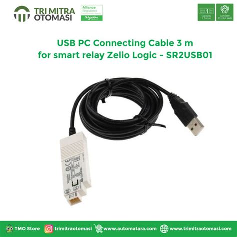 Promo Schneider USB PC Connecting Cable Zelio Logic 3m SR2USB01 Cicil 0 3x Kab Tangerang