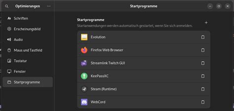 Gnome And Tweaks Autostart Applications Gnome EndeavourOS