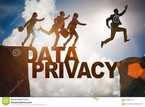 The Business People Escaping Responsibility For Data Privacy Stock Image Image Of Hacking