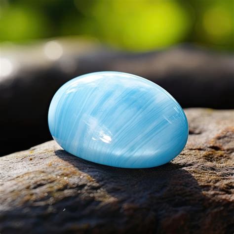 Premium AI Image | Larimar cabochon
