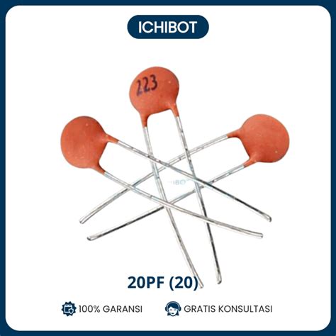 20pf Capacitor Ceramik Kapasitor Keramik 20 20 Pf Ceramic Ichibot Store