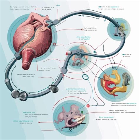 Endoscopic Surgery Diagram Illustration Premium Ai Generated Vector