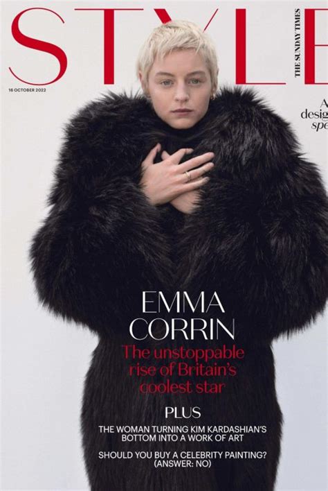 Emma Corrin In The Sunday Times Style Magazine October 2022 Hawtcelebs