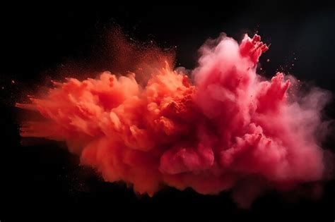 Premium Photo Mockup Dry Blast Color Blast Holi